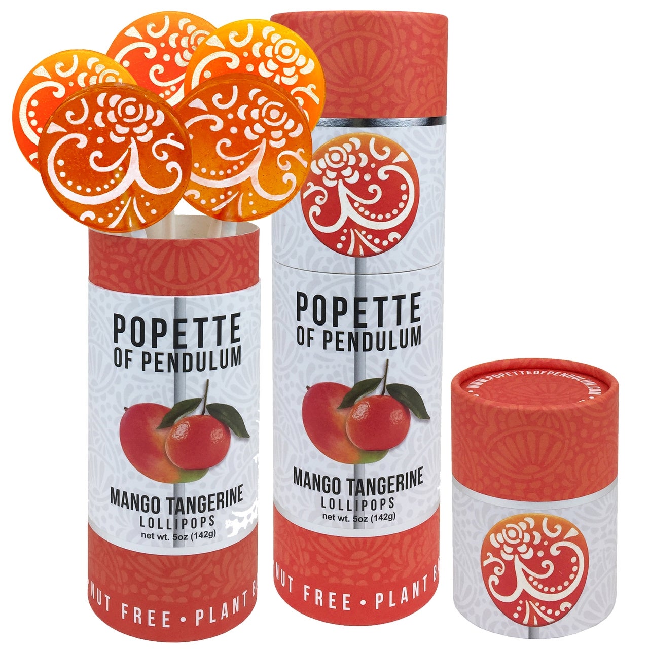Popette Mango Tangerine Lollipops | The Shopkeep Co.