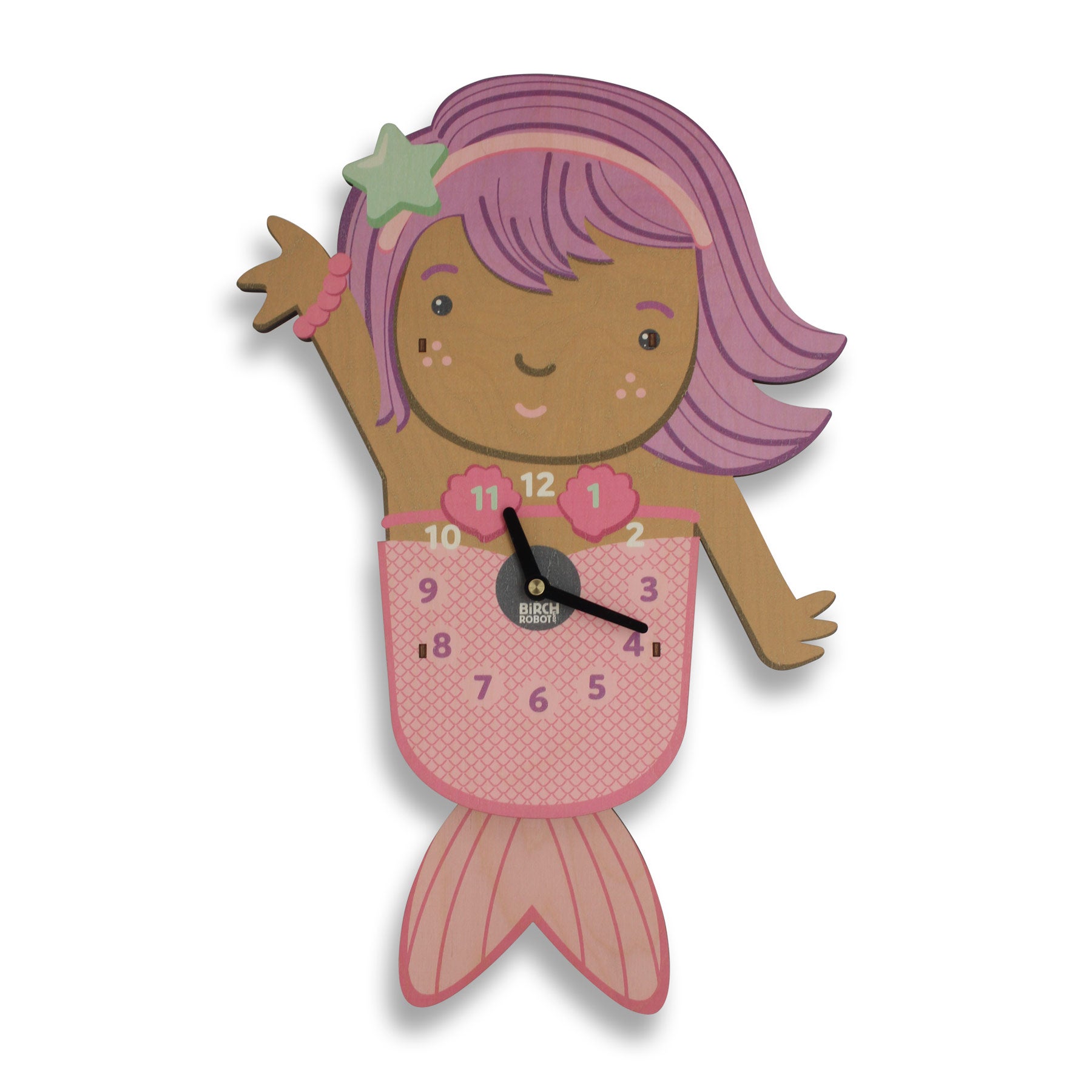 Coral the Mermaid Clock | The Shopkeep Co.